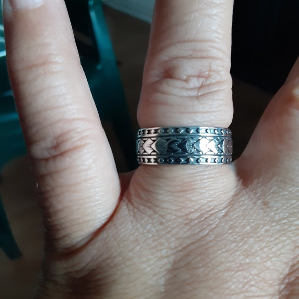 Polynesian Ring Samoan Arrow Design Hawaiian Men's & Women's Wedding ...