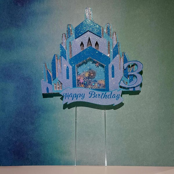 Frozen Castle SVG File for Cake Topper or Party Decorations | Arendelle ...