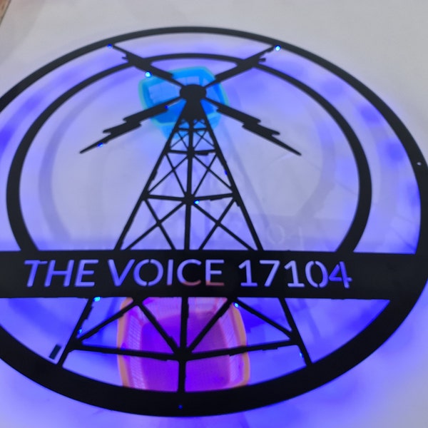 Personalized Ham Radio, Ham Radio LED Sign, Amateur Radio Gifts, Custom ...