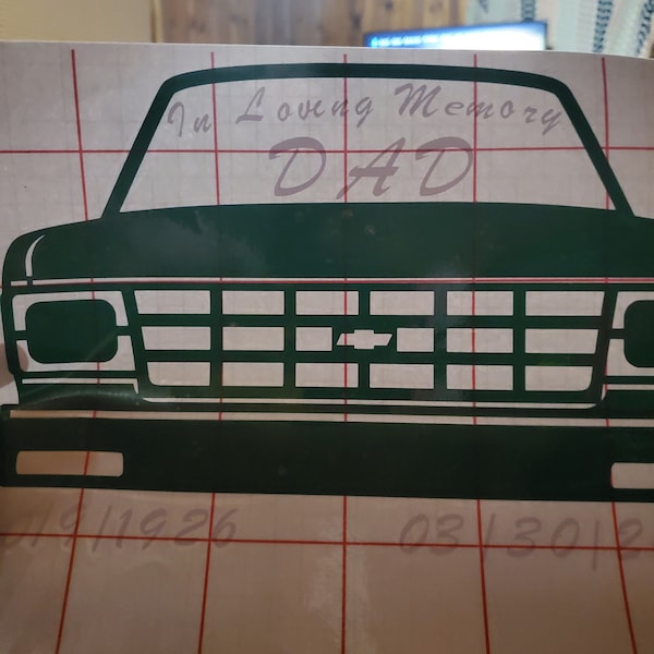 SVG Chevy S10 Pickup Truck 1987 Grill Silhouette Cut Files Designs ...