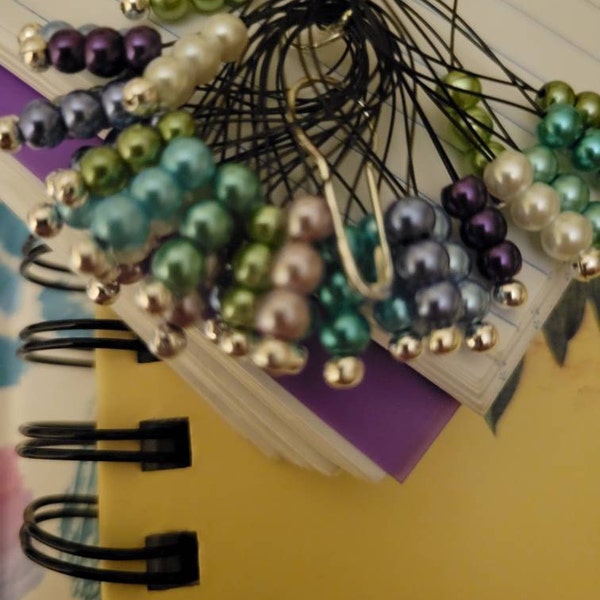 Snag Free Stitch Markers - Small - Set of 10 -reds Purples and Browns ...