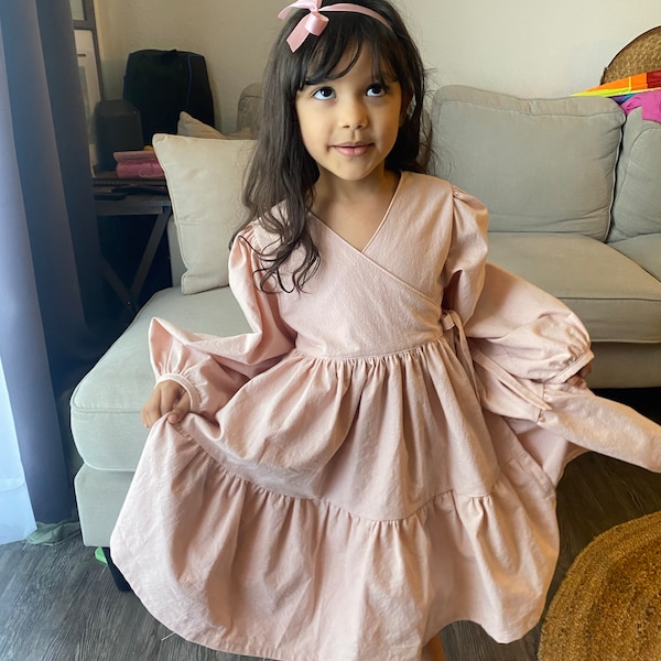 Wrap Dress Sewing Pattern / Front Button Dress Sewing Pattern / PDF ...