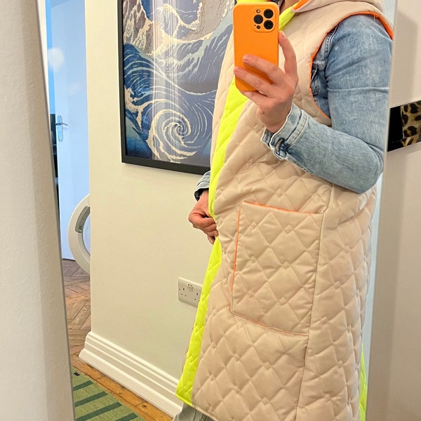 Sewing Pattern the Prim Puffer Gilet Puffer Gilet Sewing Pattern ...