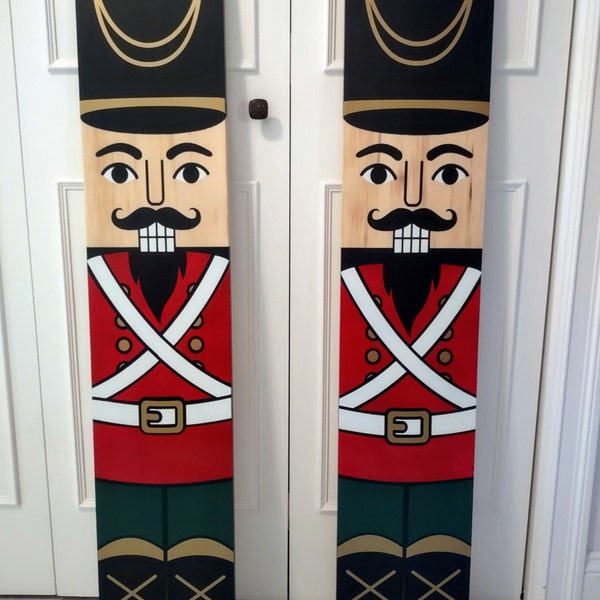 Nutcracker Porch Sign SVG: Christmas Welcome Door Design (digital ...