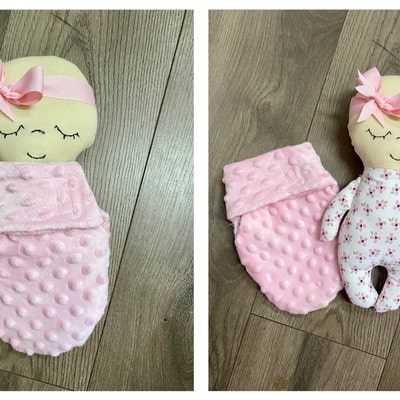 Swaddle Baby Rag Doll Pattern and Tutorial - Etsy