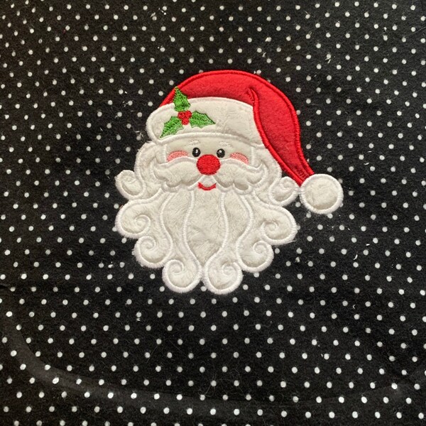 Santa Claus Applique Design Christmas Applique Embroidery Designs for ...