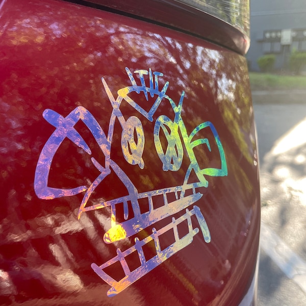 Arcane Jinx Monkey Decal - League of Legends Decal - League of Legends ...