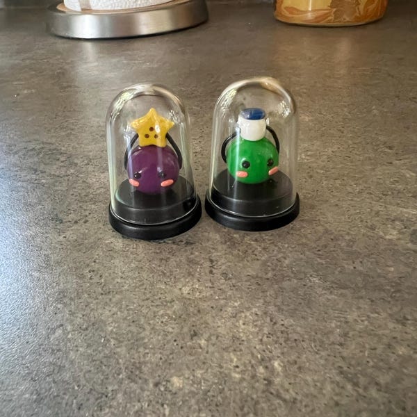 Stardew Valley Handmade Junimo With Items - Miniature Polymer Clay ...