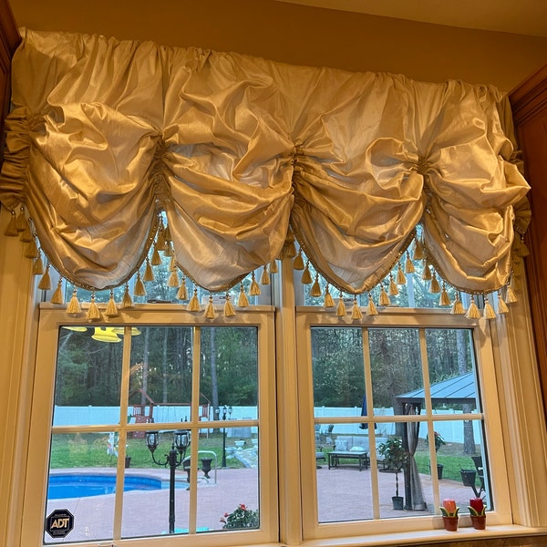 Balloon Valance-over 100 Color Choices Custom Made - Etsy