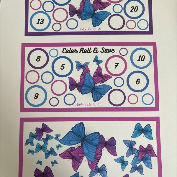 Moving Savings Tracker, A6 Size, Color Track & Save, Moving Savings ...