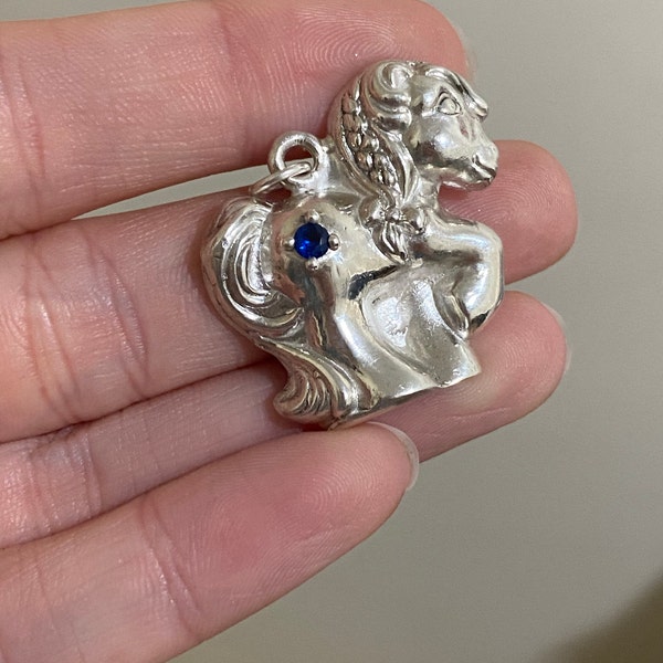 Mini Hamburger and Hot Dog Ring. Sterling Silver Unique Jewelry. 80s ...