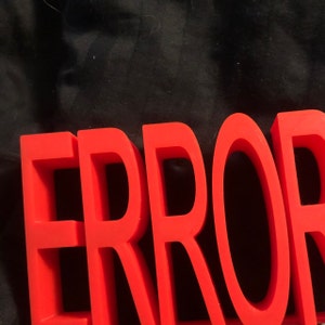 Developer Error Source Engine GMOD Error Model - Etsy