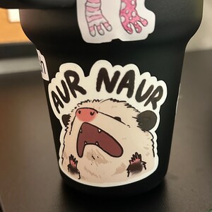 Aur Naur Cute Sticker Funny Sticker Possum Hamster Raccoon Gifts Under ...