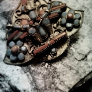 Antique 1890s Victorian Brass Desk Inkwell, William Tonks & Son, With ...