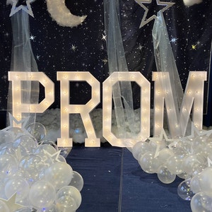 3ft DIY prom Letter Plans Make by Hand With Our Blueprints, Marquee ...