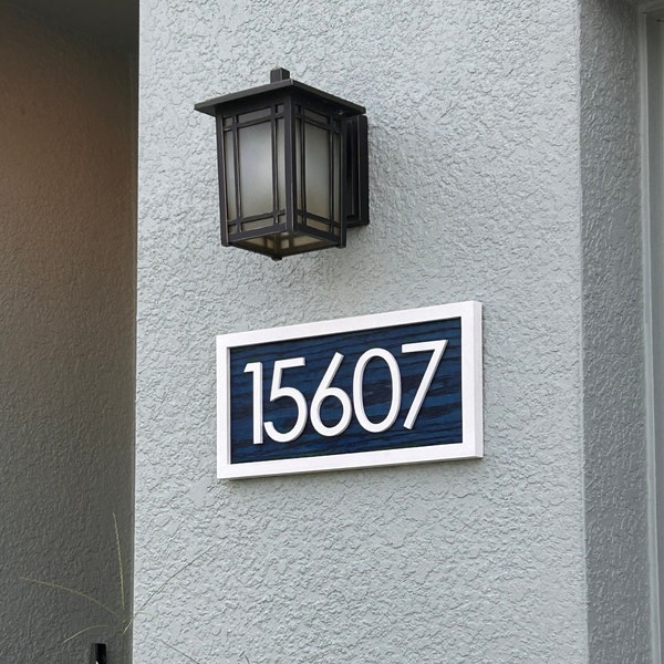 Engraved Vertical Door Number Sign, Door Number Plaque, House Number ...