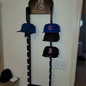 Custom Cap Rack for 20 Caps Hat Rack Carved Cap Rack | Etsy