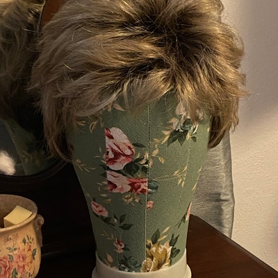 Fully Pinnable Mannequin Head Standprinted Fabric Mannequin - Etsy