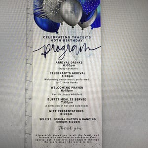 Graduation Program Self Editable Black and Gold College High School or ...