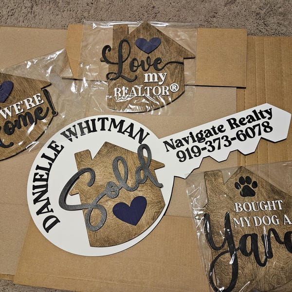 Interchangeable REALTOR Key Prop, REALTOR Key Sign, Sold Sign for ...