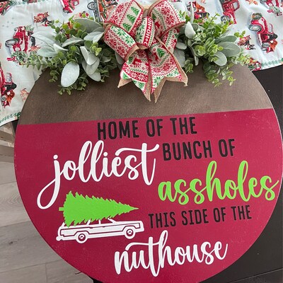 Front Door Decor Welcome to Our Happy Place Year Round - Etsy