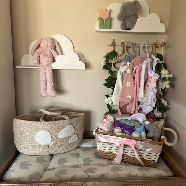 Nappy Caddy, Newborn Gift, Baby Shower Gift, Nursery Storage, Nappy ...