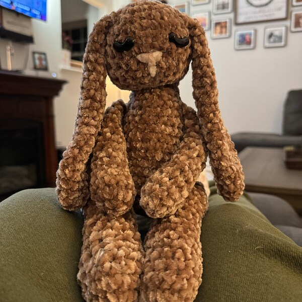 The Boho Bunny Stuffie Crochet Pattern Rabbit Crochet Pattern Easter ...