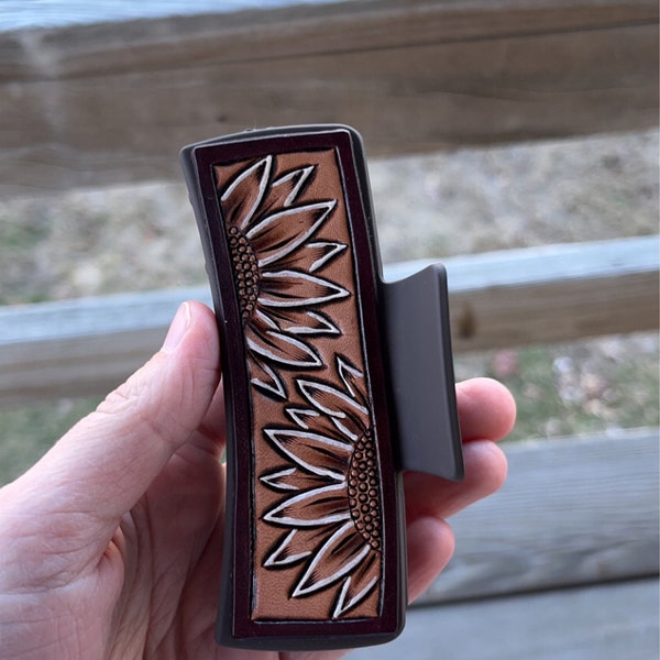 4” Hand Tooled Claw Clips - Etsy