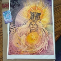 Hirschgeist Tier Kunstdruck / A3 - Etsy.de