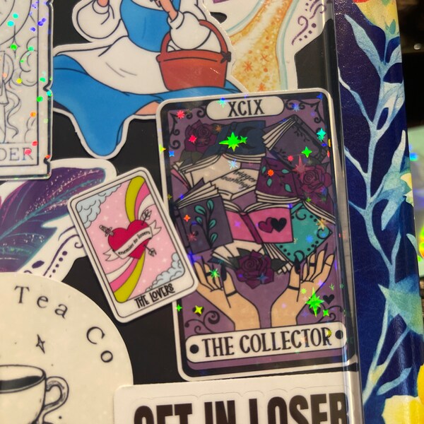 The Collector Tarot Sticker | Bookish Sticker | Book Lover Gift ...