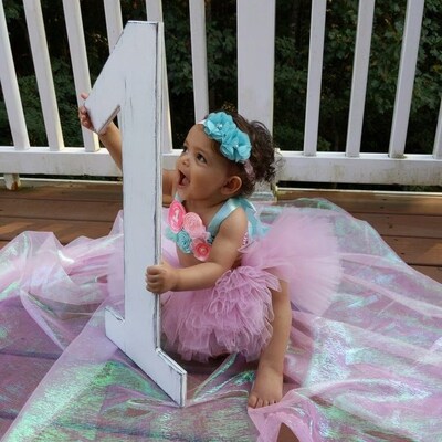 Large Wood Number Photo Shoot Prop Kids Birthday Wood Wall Hanging - Etsy