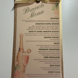 Pizza and Wine Menu Card Template, Italian Themed Birthday Dinner Menu ...