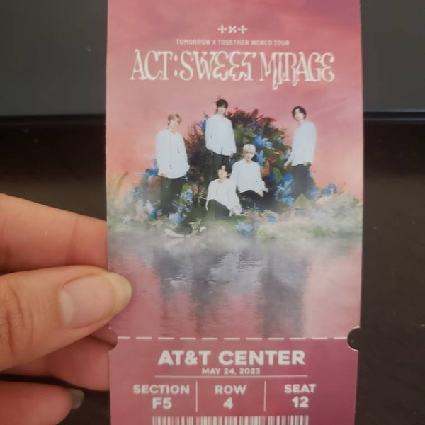 TXT World Tour Act: Sweet Mirage , Custom Physical Memory Souvenir ...