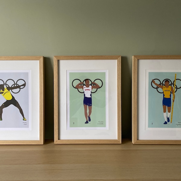 Florence Delorez Griffith World Record Poster Print Running Sprinting ...