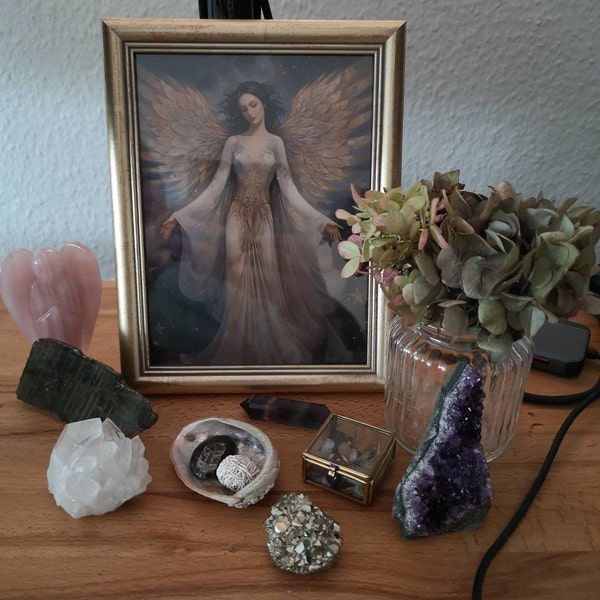 Spirituelle Wandkunst Energie Aura Wandbild spirituelles Poster ...