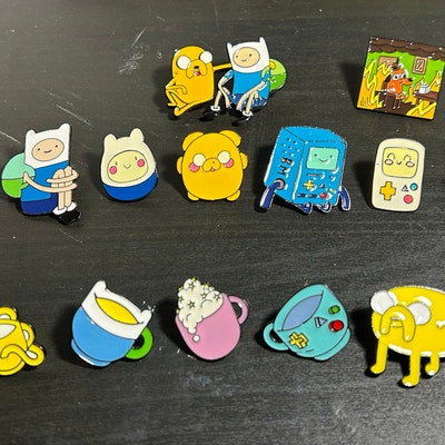 SET OF 11 Adventure Time Enamel Pins bottom Row 0.75 / Top and Middle ...