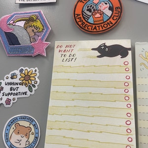 Cat TO DO LIST Notepad by Boygirlparty, Bowtie Kitty Cat Note Pad Memo ...