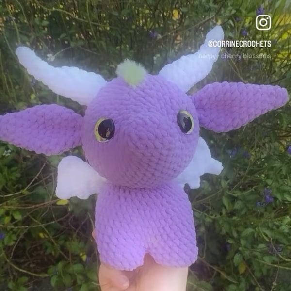 Darla the Baby Dragon OFFICIAL Pattern - Etsy