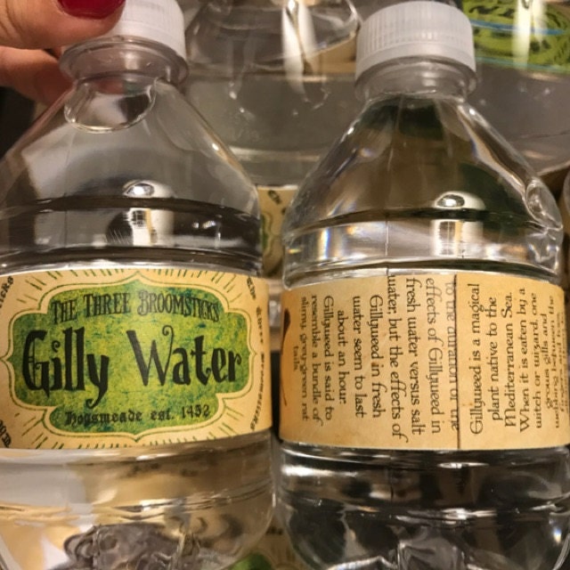 Gilly Water Printable Water Bottle Labels Avery Label 22845 | Etsy
