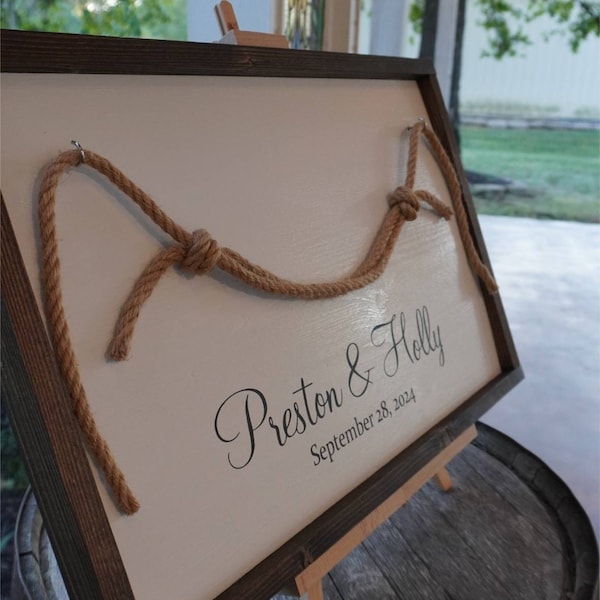 Unity Ceremony Sign Three Strands, A Cord of Three Strands Wedding Sign ...