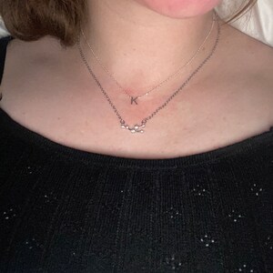 Block Name Necklace Name Necklace With Curb Chain - Etsy