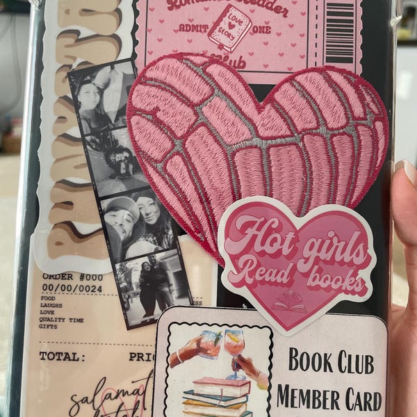 Book Club Member Card Vinyl Sticker | Book Club Gift | Kindle Sticker ...