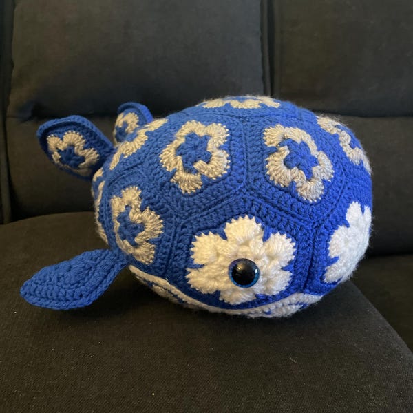 Bubbles the African Flower Puffer Fish Crochet Pattern, DIGITAL ...