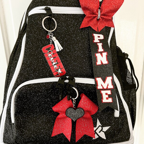 Personalized Cheer Keychain • Cheerleader Keychain • Cheer Gift • Cheer ...