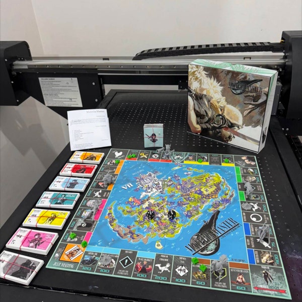 Custompoly Game Board, Custom Game Board, Game Board, Personalized ...