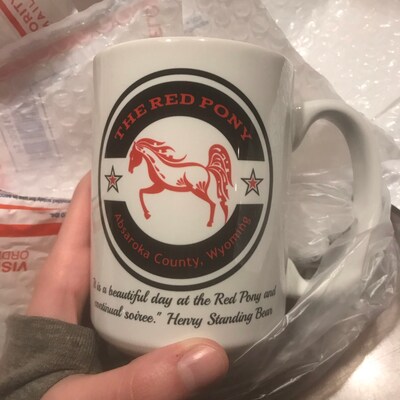 The Red Pony Ceramic 15oz Mug Inspired by the Longmire Television Show ...