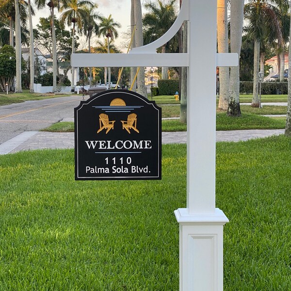 Personalized Family Name Outdoor Sign, Custom Mountain Retreat Sign ...