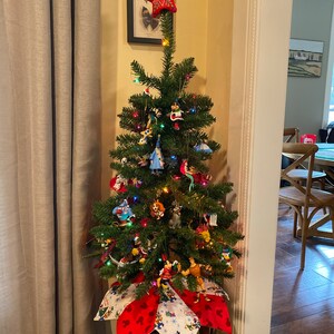 Patriotic Tree Skirt 26 Inch or 42 Inch Diameter Table Top - Etsy