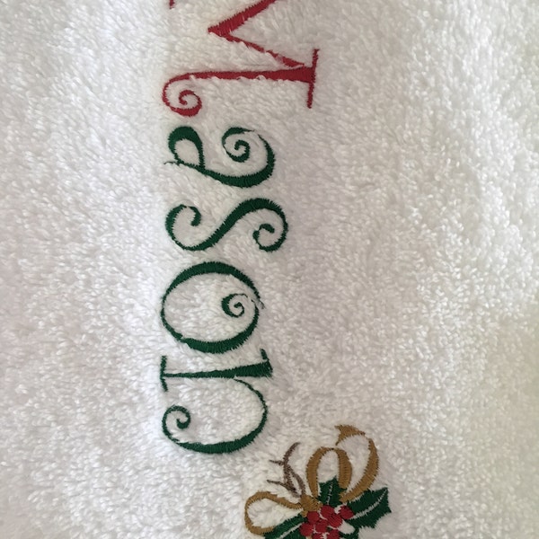 Christmas Embroidery Font Machine Embroidery Monogram Font Designs 7 ...