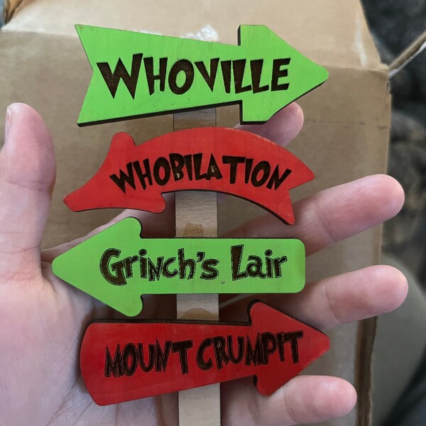 Grinch Ho Ho Ho Sign - Etsy